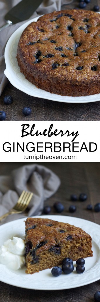 Blueberry Gingerbread